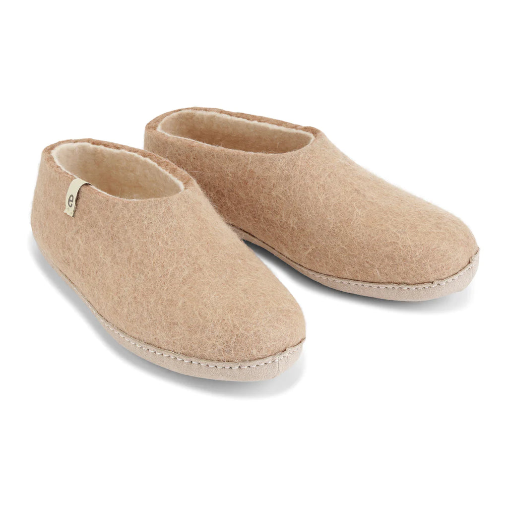 Felted Wool Slippers | Full Foot Slippers | Wool Slippers – Nature Shop UK