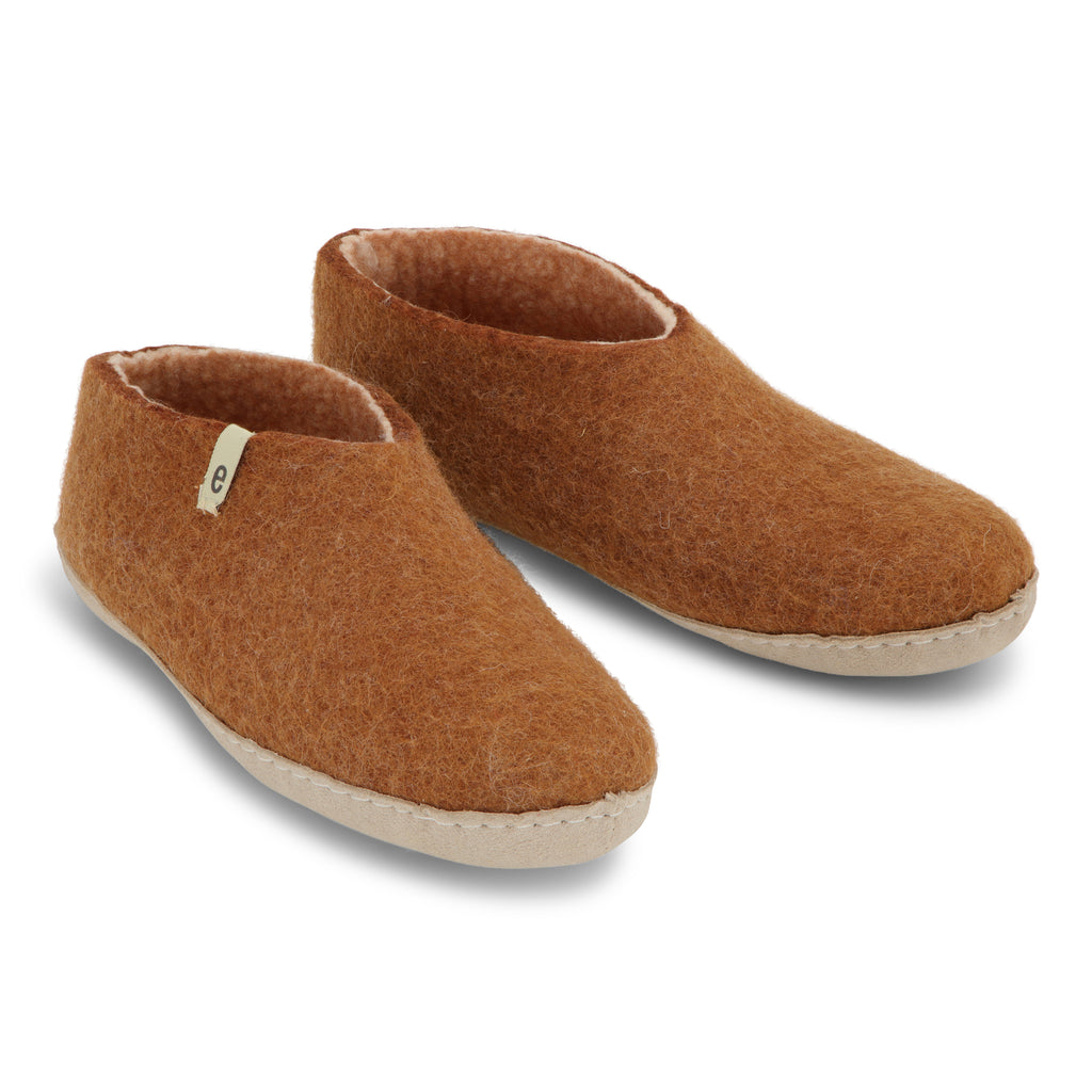 Felted Wool Slippers | Full Foot Slippers | Wool Slippers – Nature Shop UK